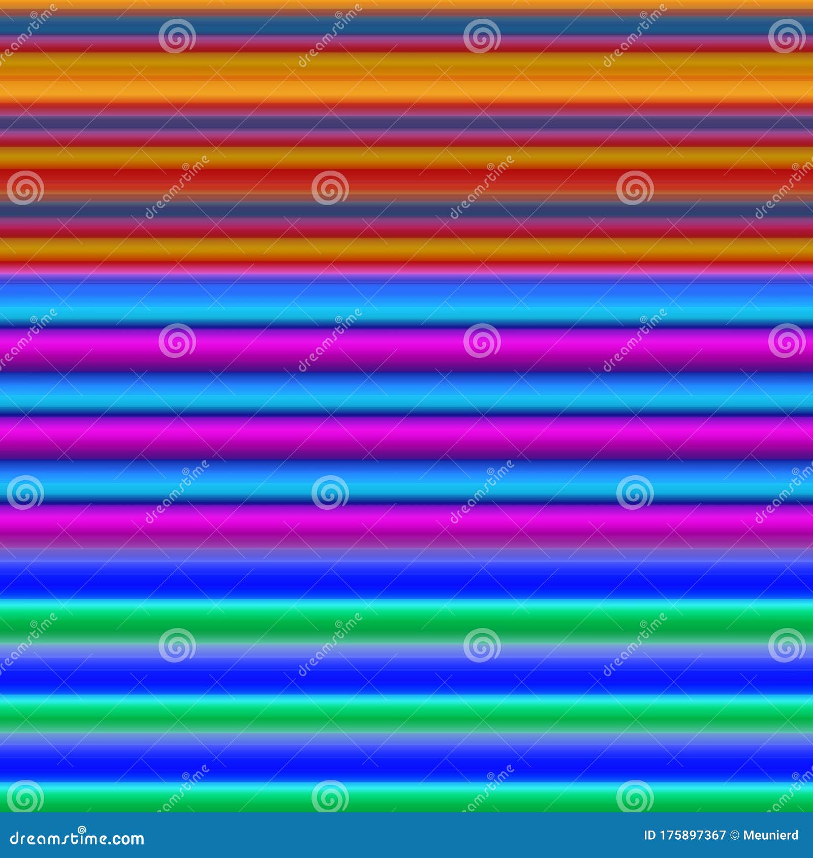 Multicolor Horizontals Glossy Lines Stock Illustration - Illustration ...