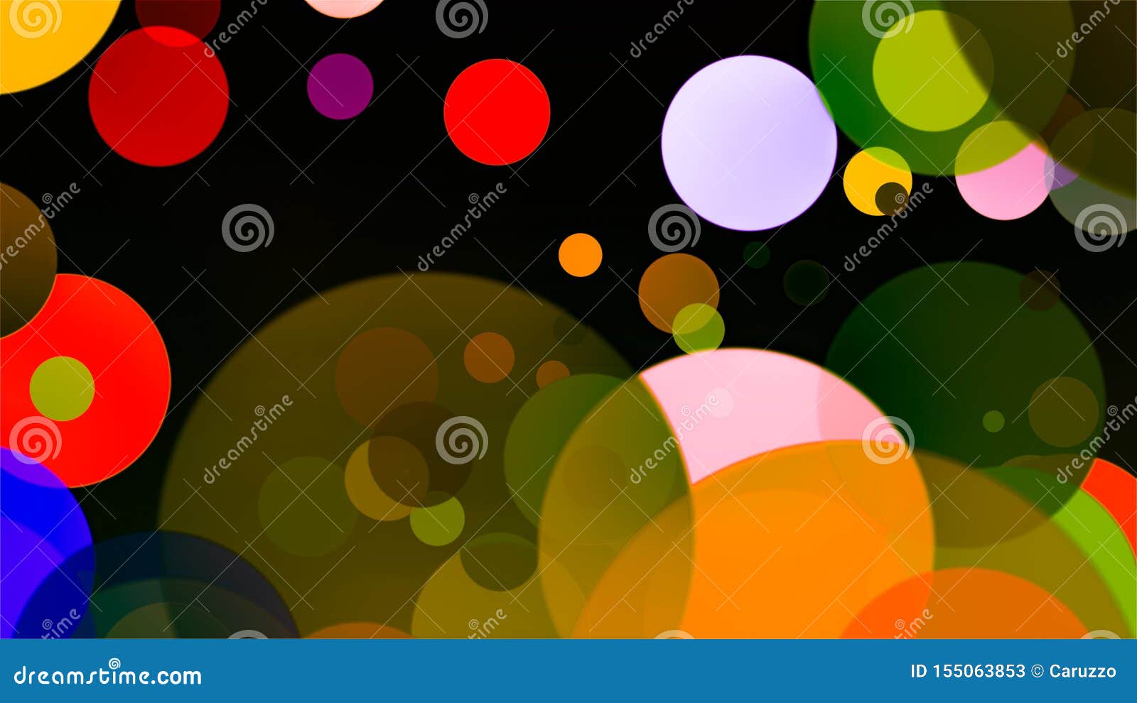 Multicolor Illustration of Bubbles Stock Illustration - Illustration of ...