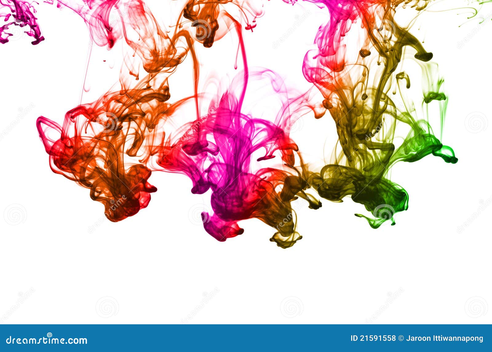 Multicolor ink drop stock photo. Image of liquid, orange - 21591558