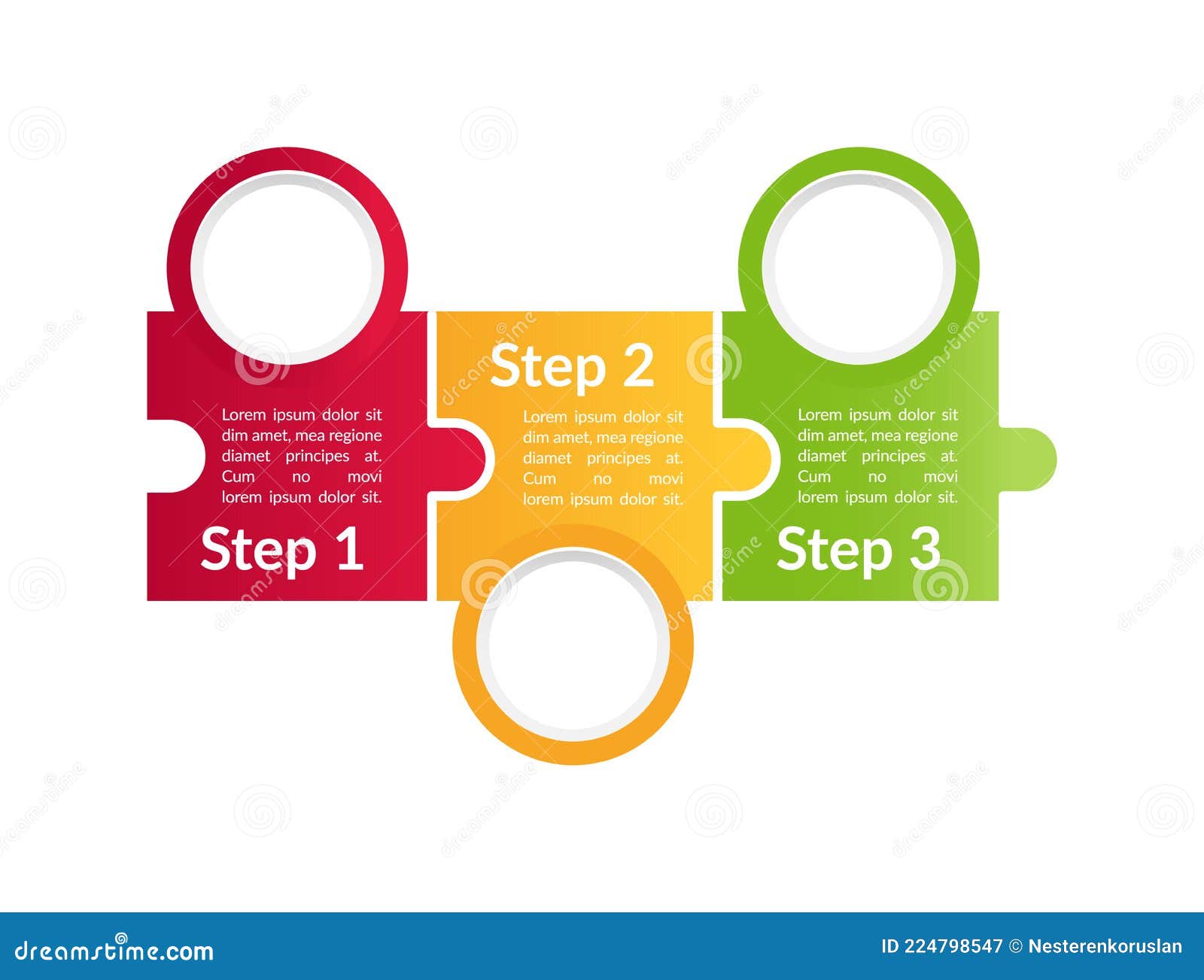 Multicolor Instruction Vector Infographic Template Stock Vector ...