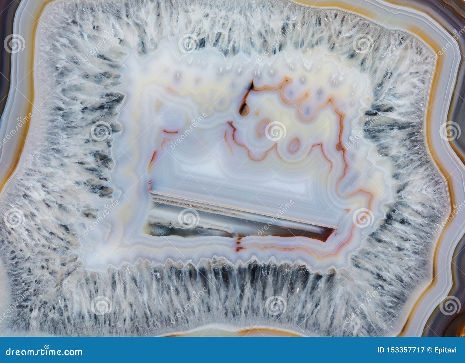 Multicolor Lacy Agate Close-up Stock Image - Image of crystal, geode ...