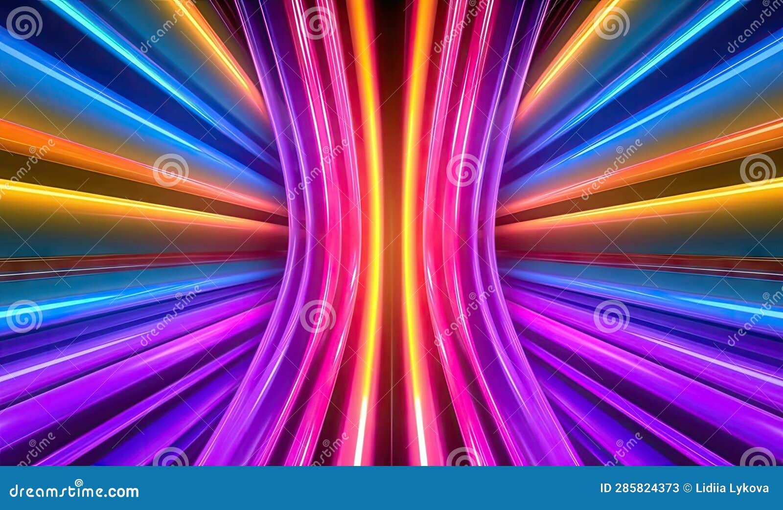 Multicolor Lasers Beams Background. Motion Light Lines Backdrop. for ...