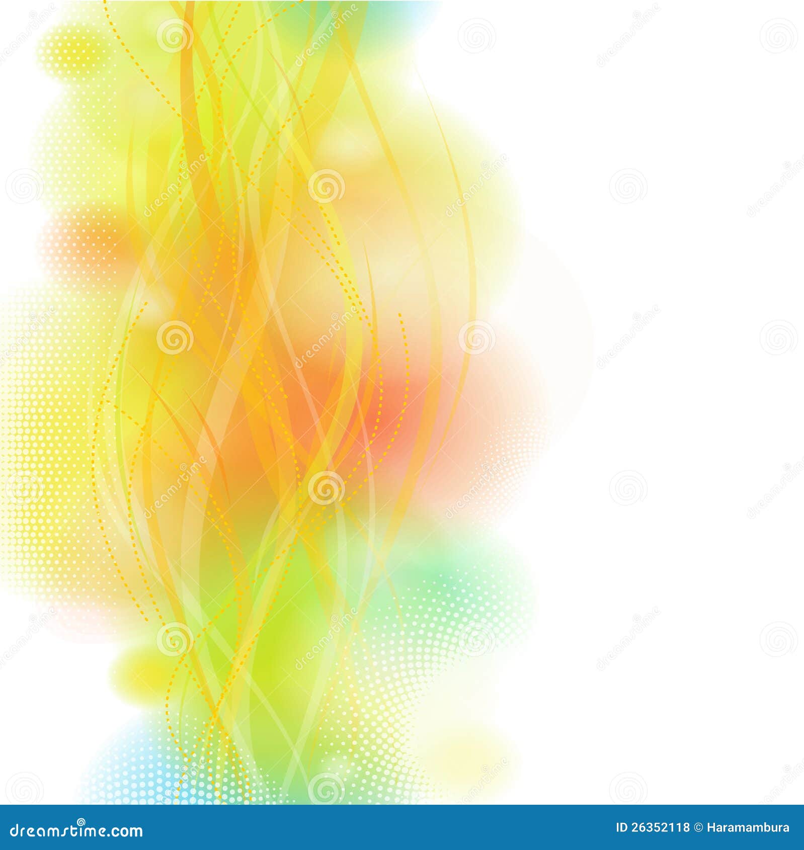 Multicolor Light Illustration Of A Portrait Of A Girl On The Sky Won. A ...