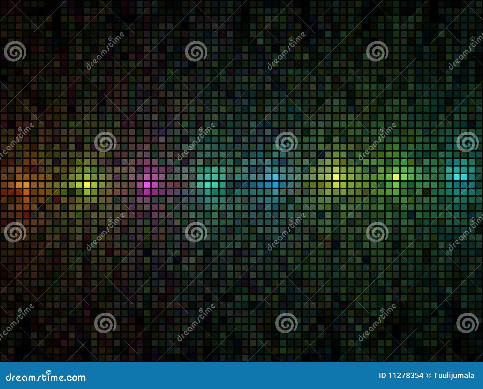 Multicolor Lights Tile Background Stock Vector - Illustration of black ...