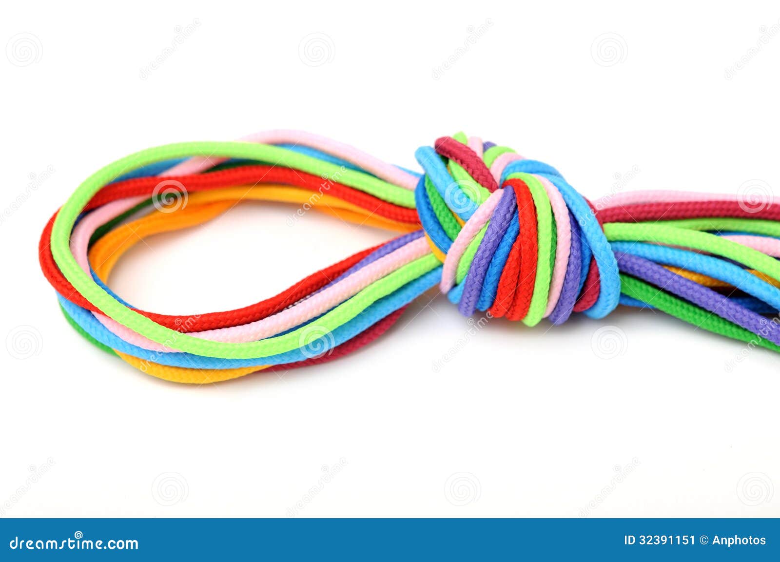 Multicolor linen rope stock image. Image of burlap, green - 32391151