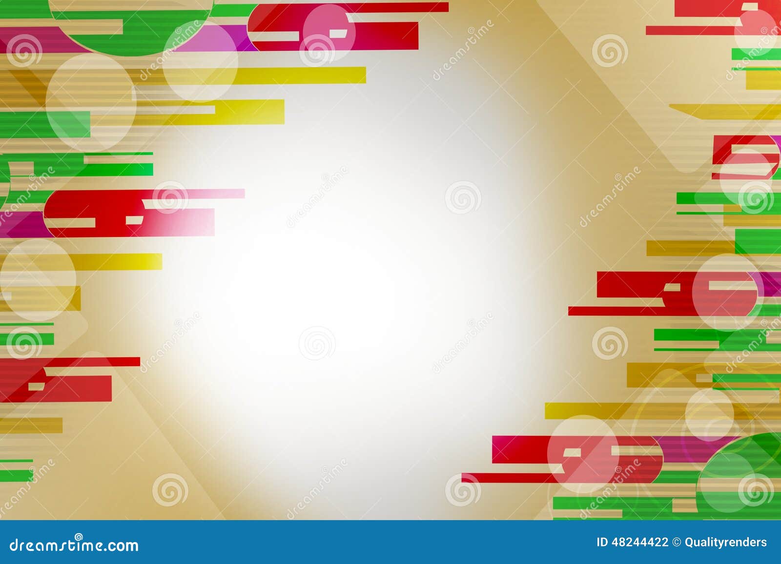 Multicolor Lines on Both Side, Abstract Background Stock Illustration ...