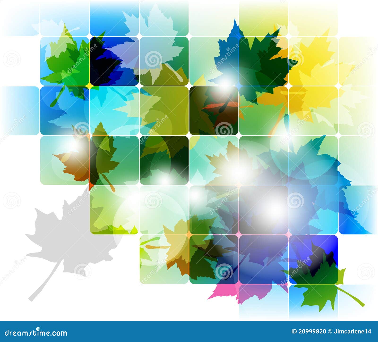 Multicolor Maple Leaf Concept Design Stock Illustration - Illustration ...