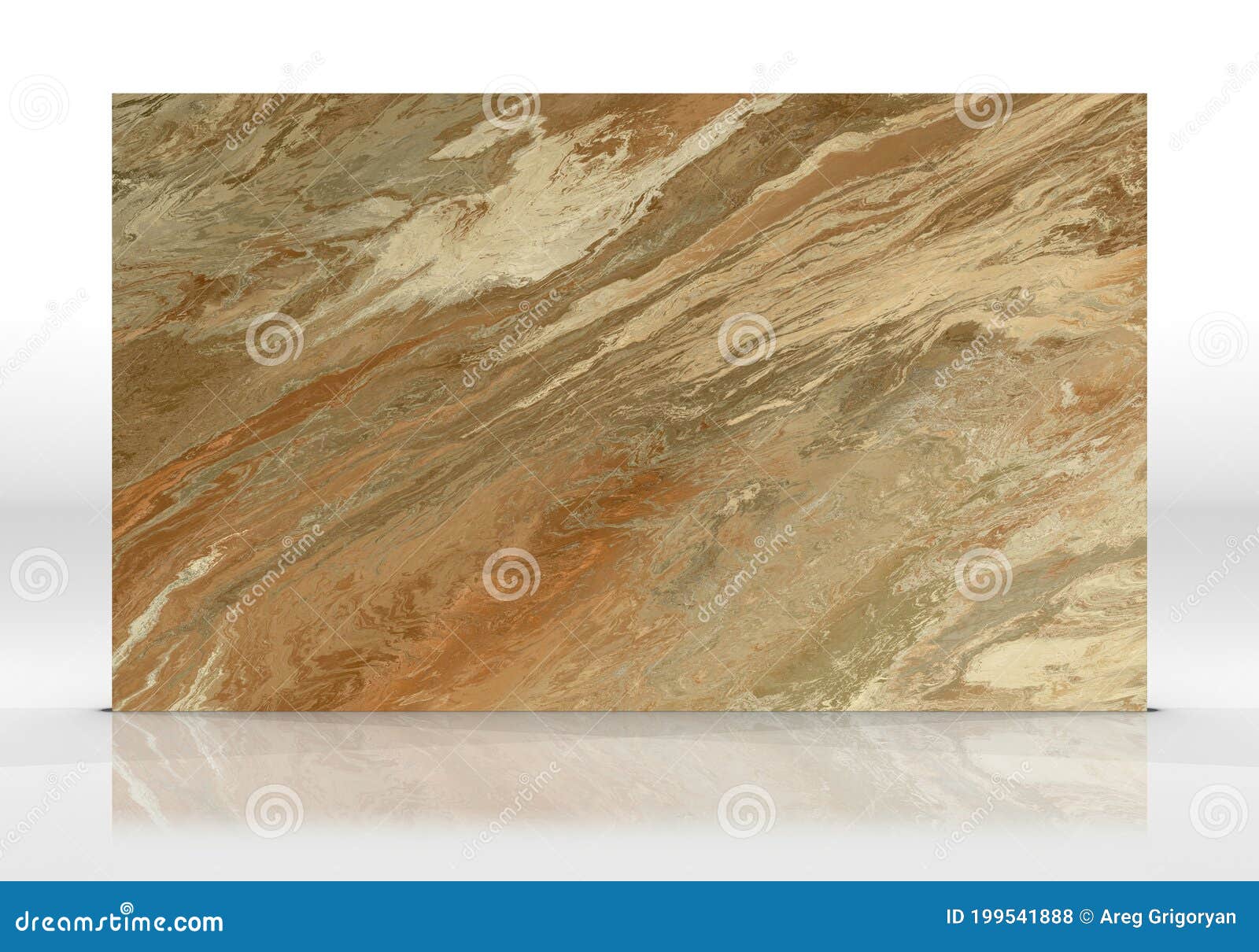 Multicolor Marble Tile 3D Illustration Stock Illustration ...