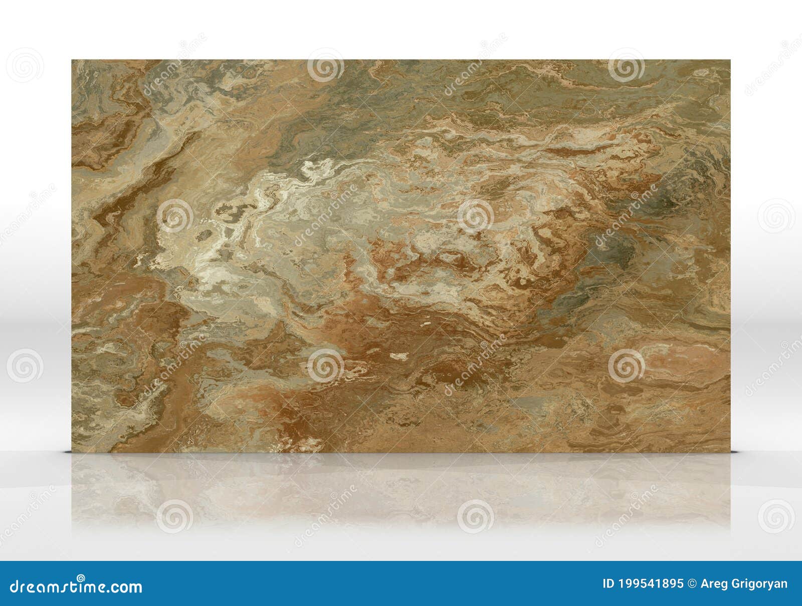 Multicolor Marble Tile 3D Illustration Stock Illustration ...