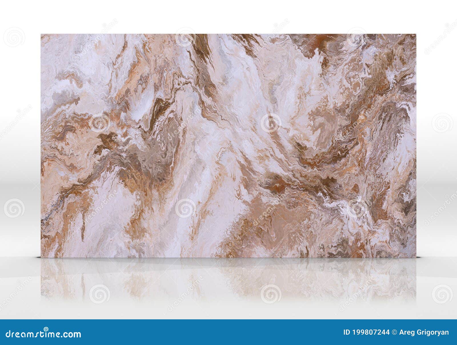 Multicolor Marble Tile 3D Illustration Stock Illustration ...
