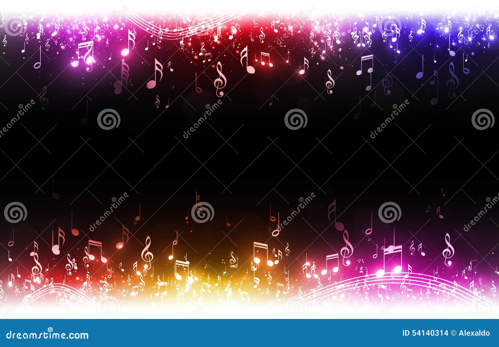 Multicolor Music Notes Stock Illustrations – 539 Multicolor Music Notes ...