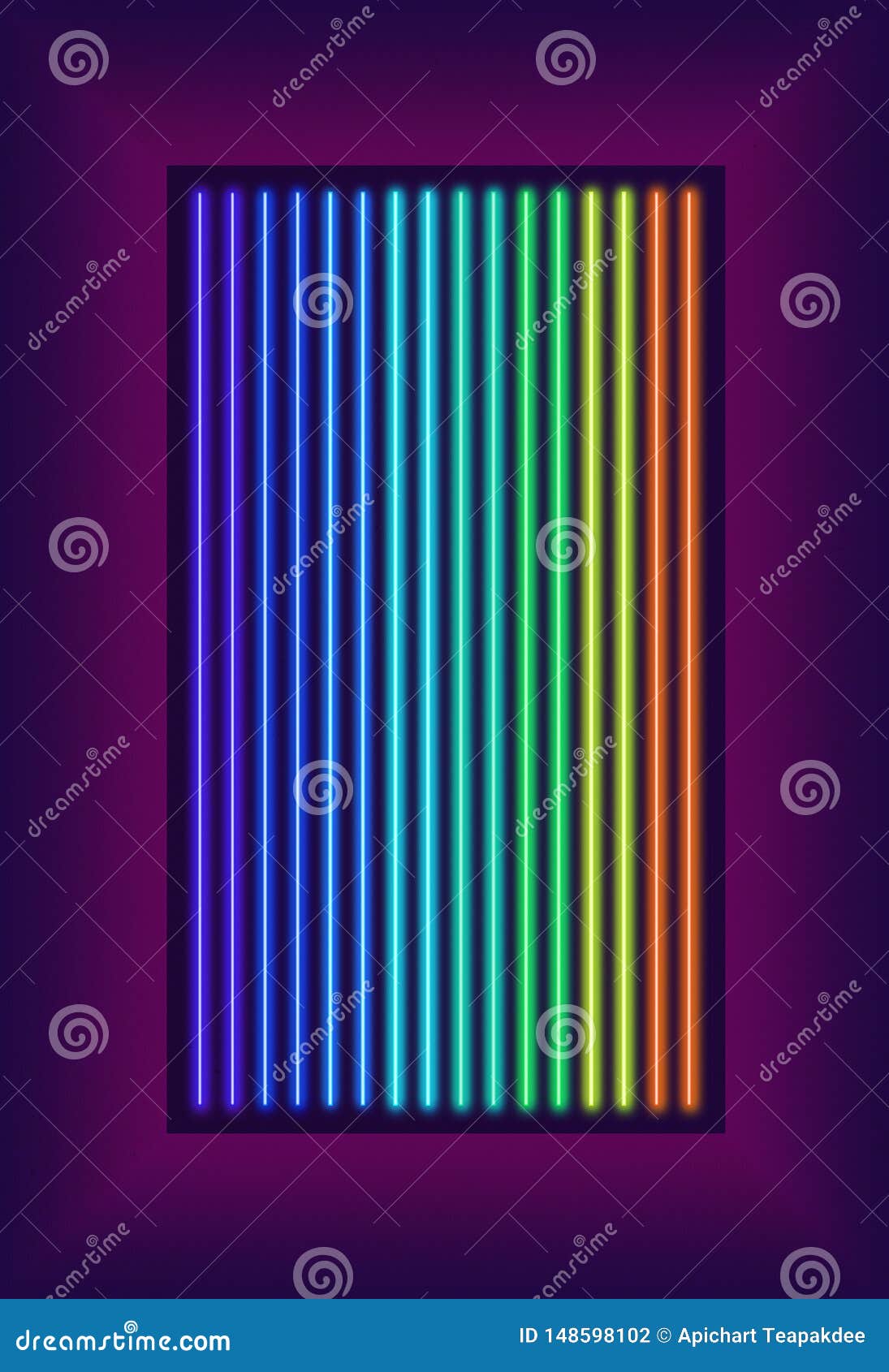 Multicolor neon light stock photo. Image of ultraviolet - 148598102
