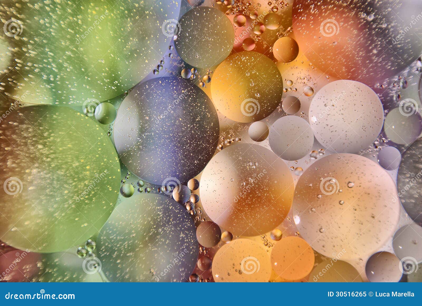 Multicolor Bubbles Abstract Background Stock Image - Image of clean ...