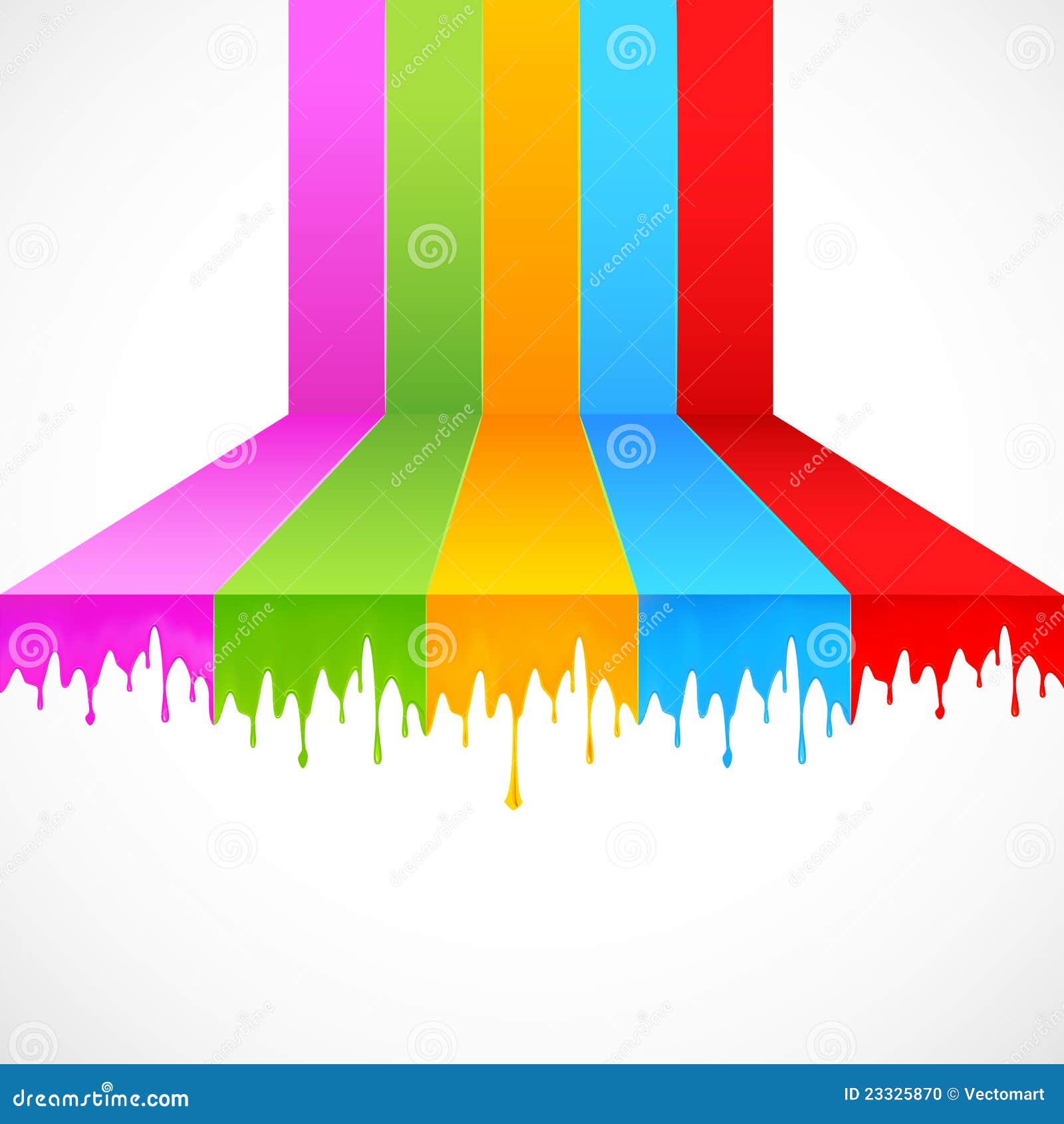 Multicolor Paint stock vector. Illustration of green - 23325870