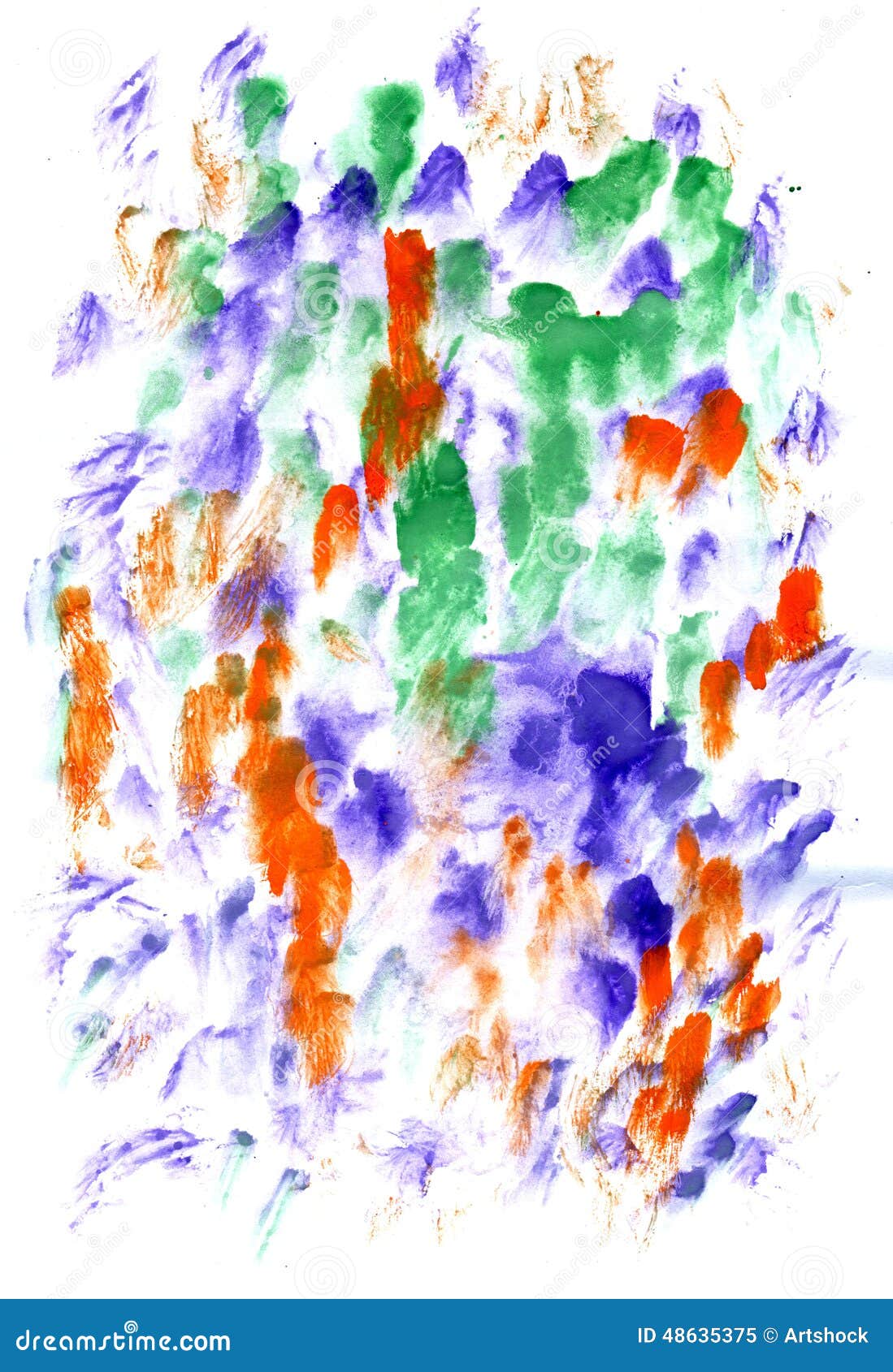 Multicolor Paint Background Stock Illustration - Illustration of ...