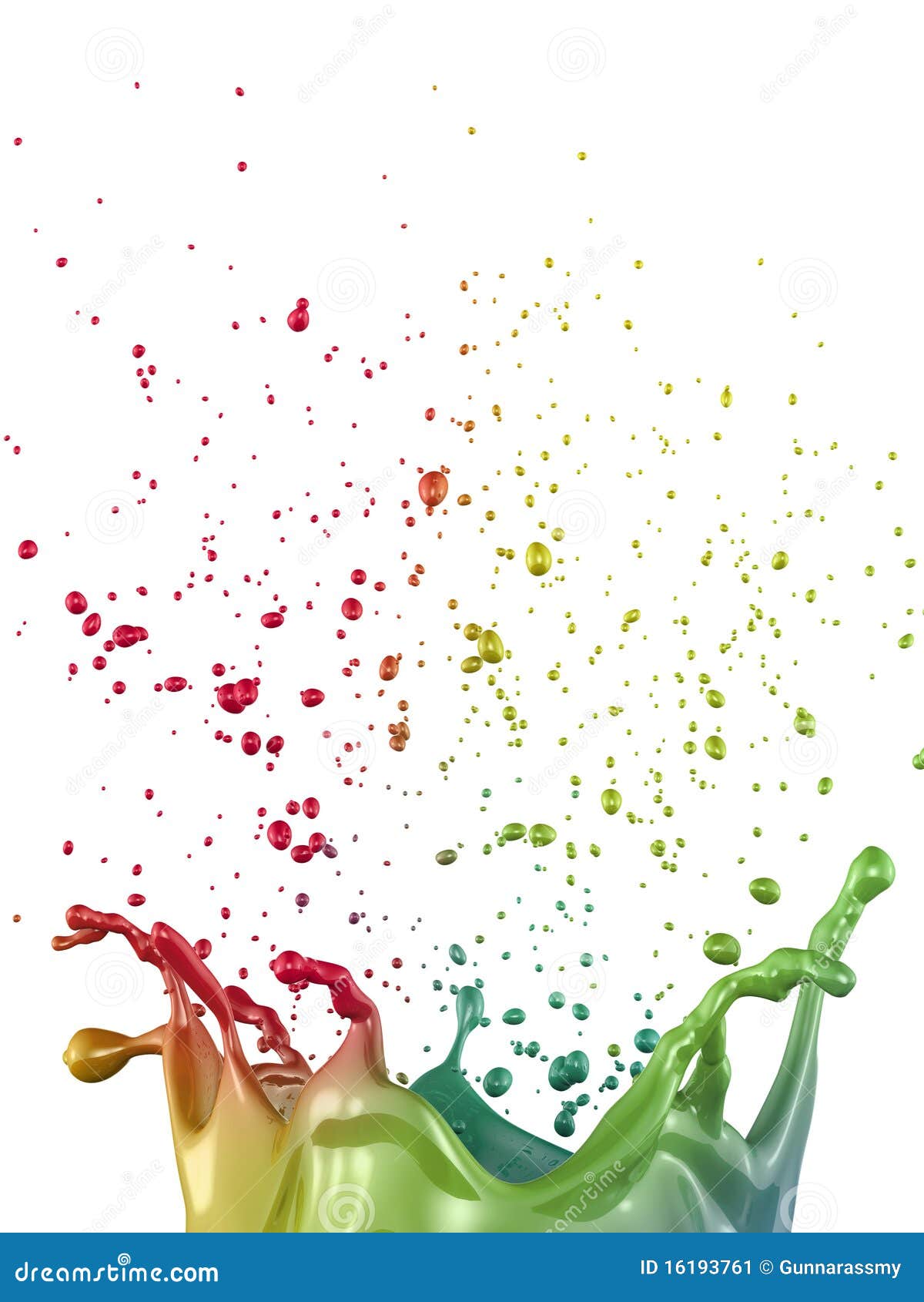 Multicolor paint splash stock illustration. Illustration of movement ...