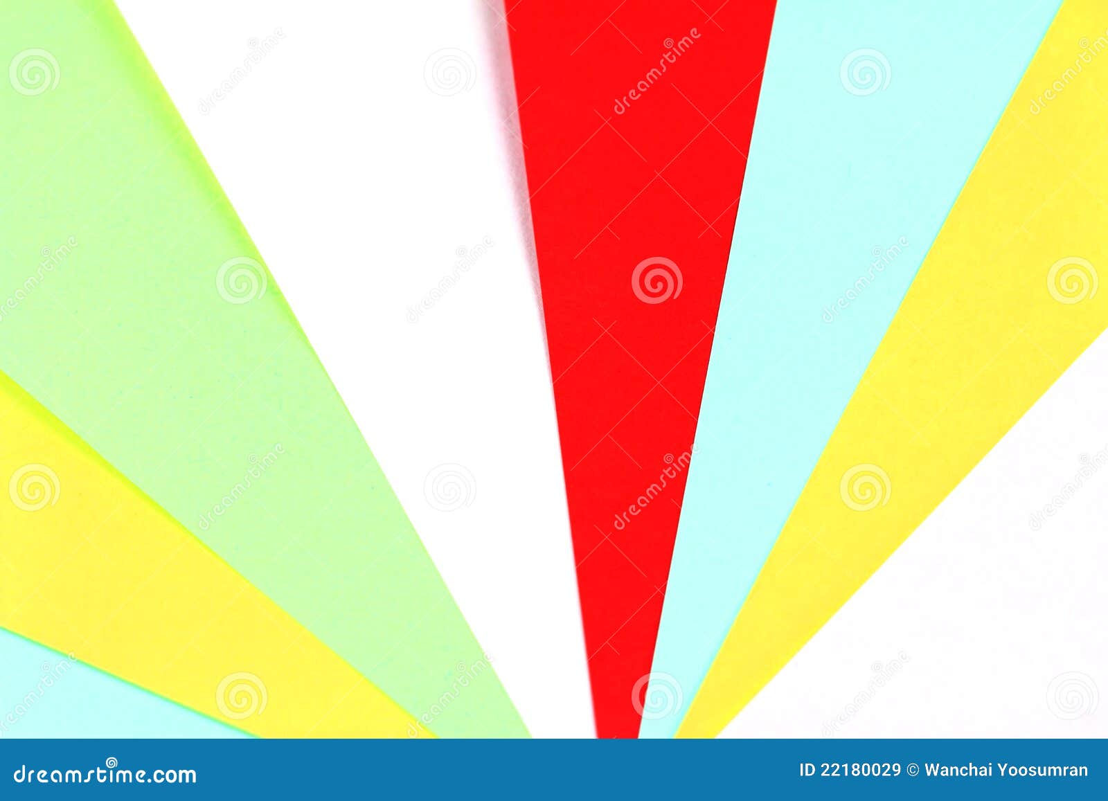 Multicolor paper stock image. Image of material, rainbow - 22180029