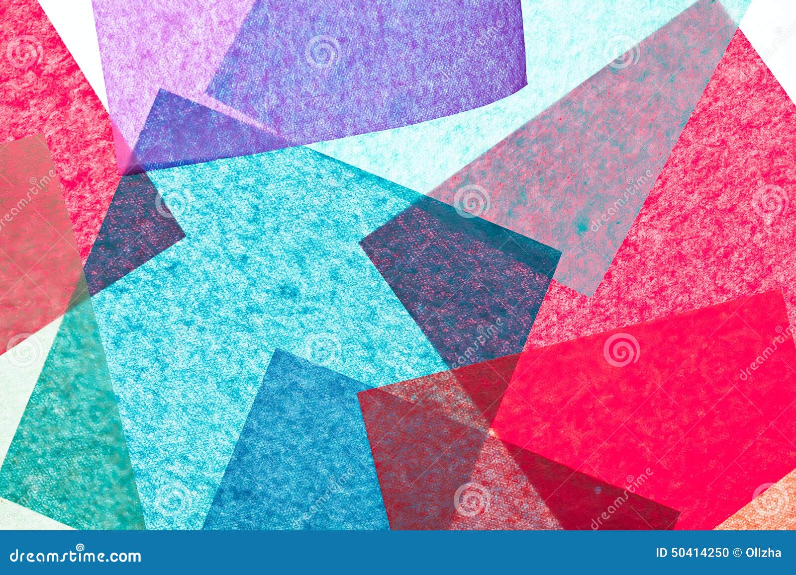 Multicolor Paper Squares Abstract Background Stock Illustration ...