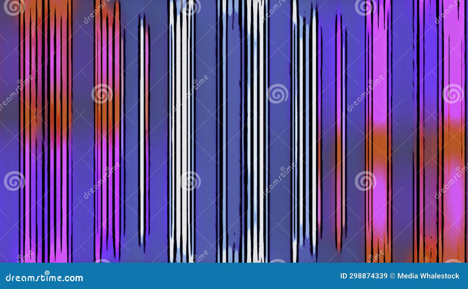 Multicolor Parallel Stripes Move Perpendicularly. Motion. Vertical ...
