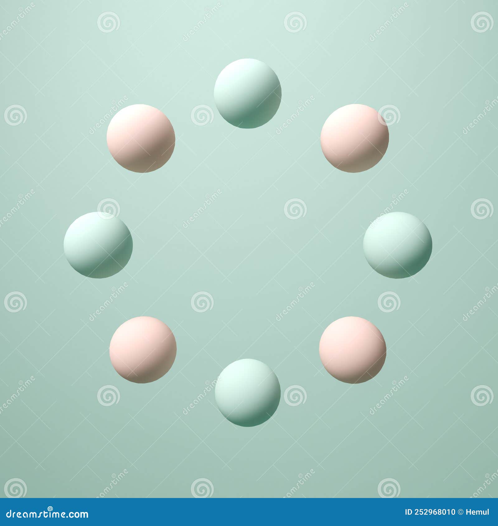 Multicolor Pastel Abstract Background 3D Rendering Stock Illustration ...