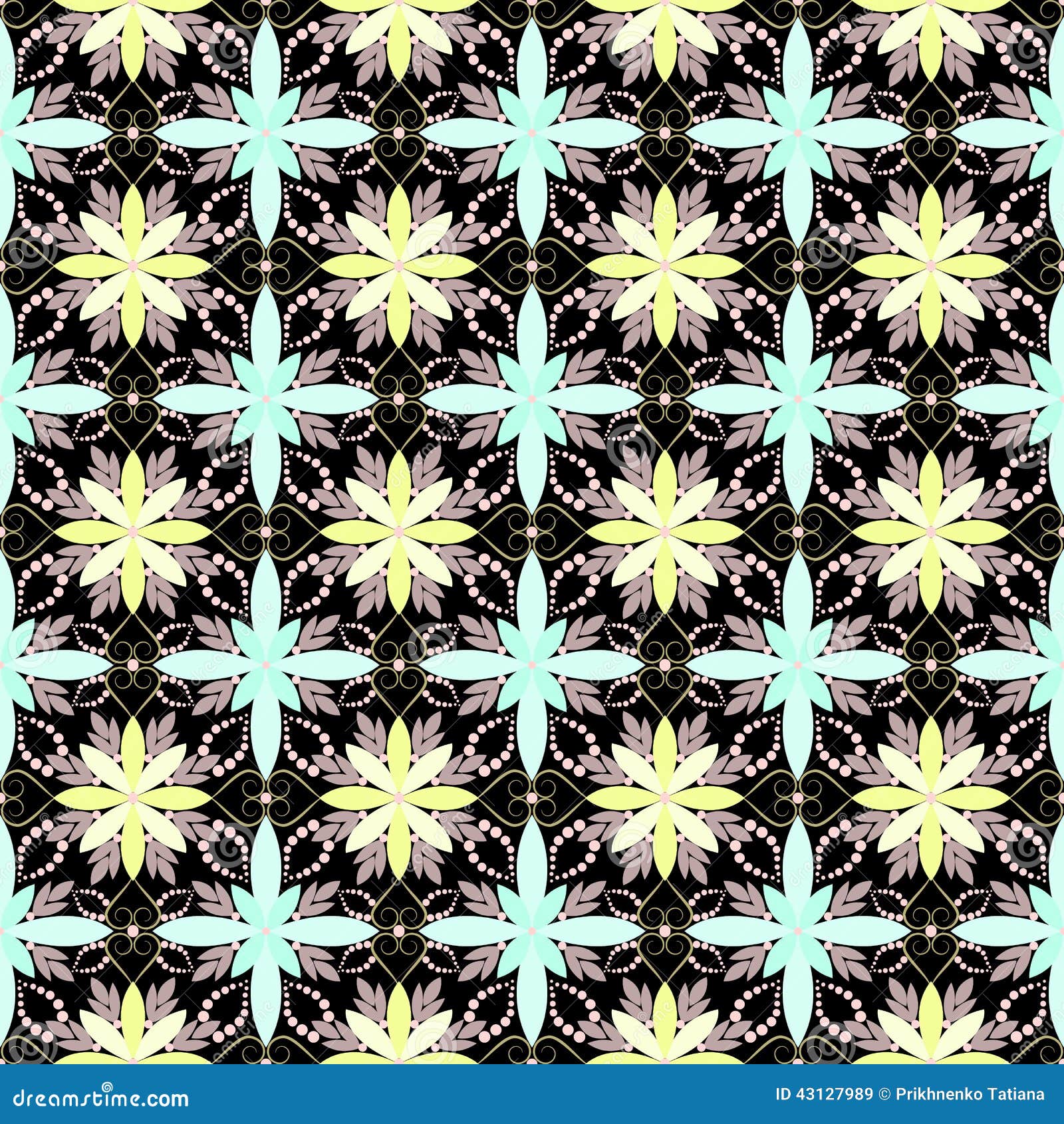 Multicolor pattern stock vector. Illustration of swirl - 43127989