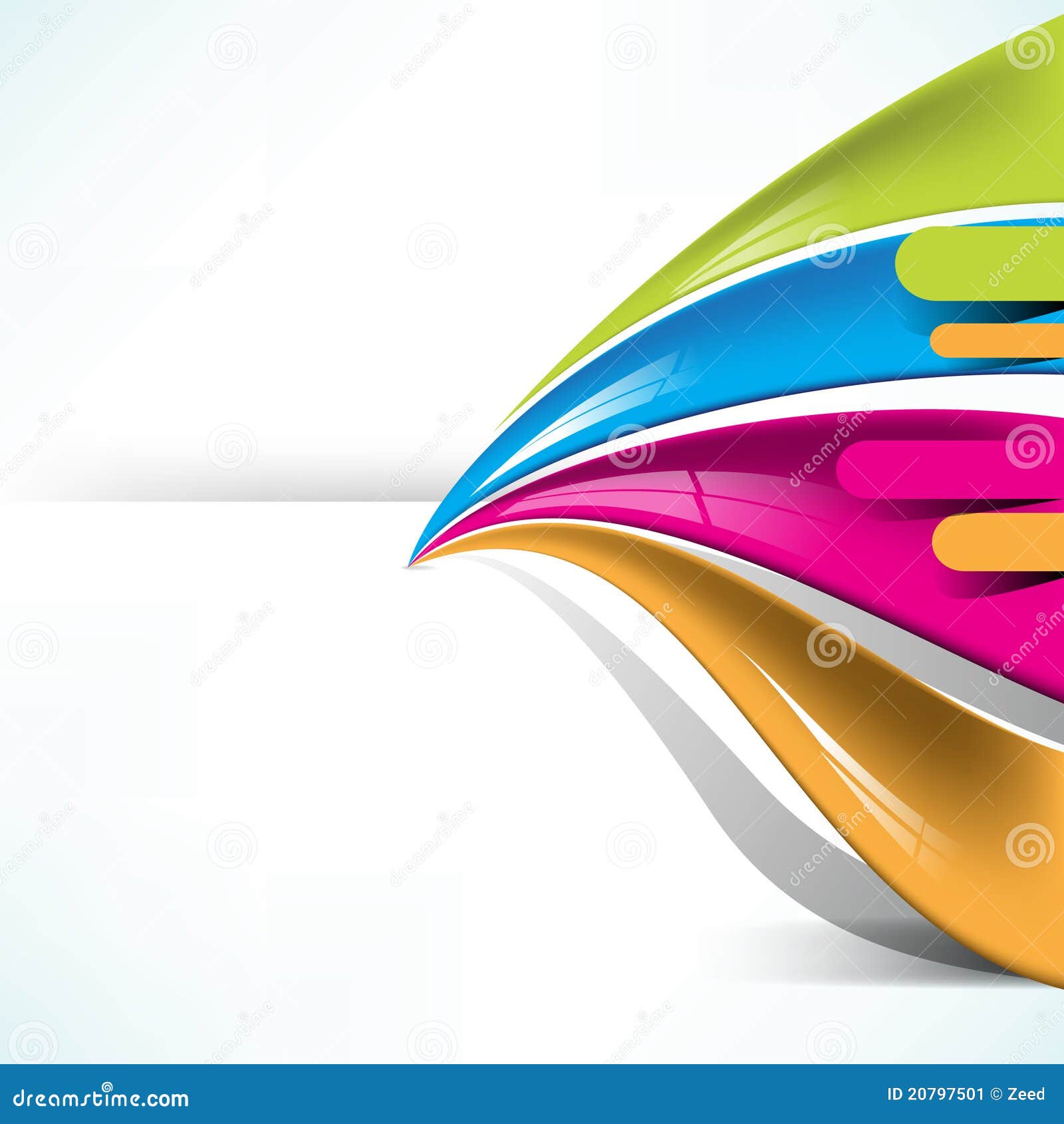 Multicolor Perspective Lines Background Stock Vector - Illustration of ...