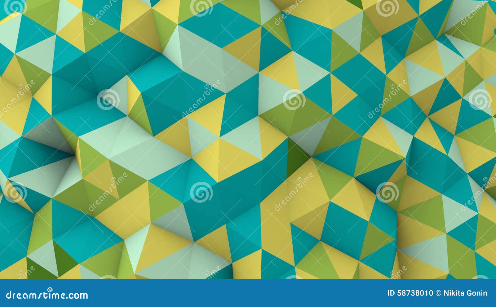 Multicolor Polygonal Geometric Surface Stock Illustration ...