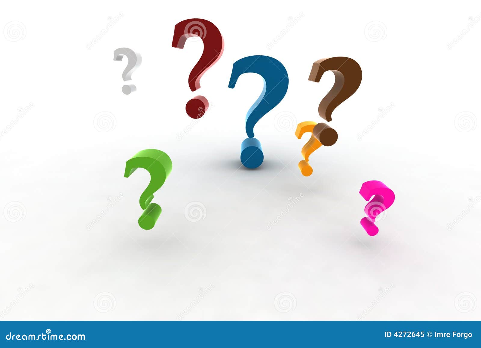Multicolor question-marks stock illustration. Illustration of symbol ...