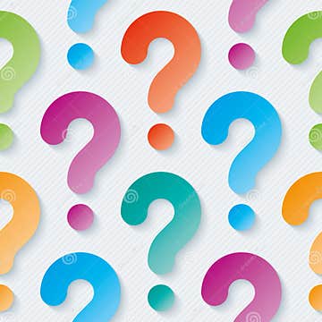 Multicolor Question Marks Wallpaper. Stock Vector - Illustration of ...