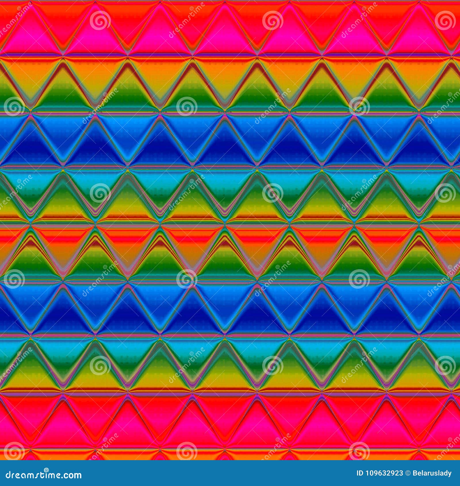 Multicolor Rainbow Triangle Neon Glow Abstract Background Stock ...