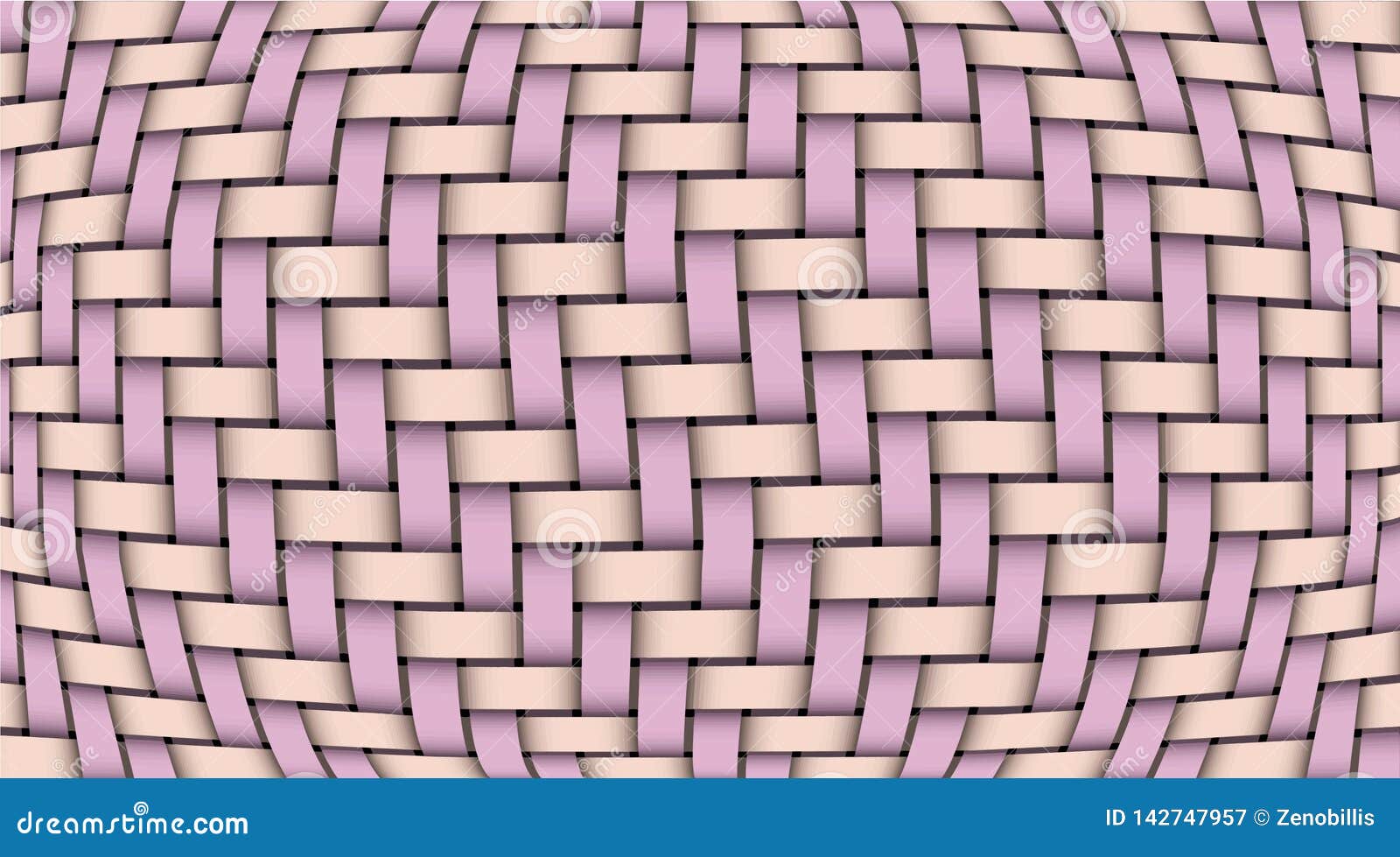 Multicolor Realistic Rattan Woven Background. Bamboo Texture Pattern ...