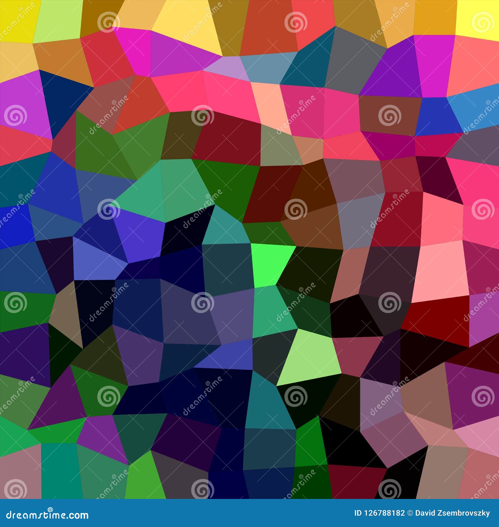 Multicolor Rectangle Mosaic Vector Background Stock Vector ...