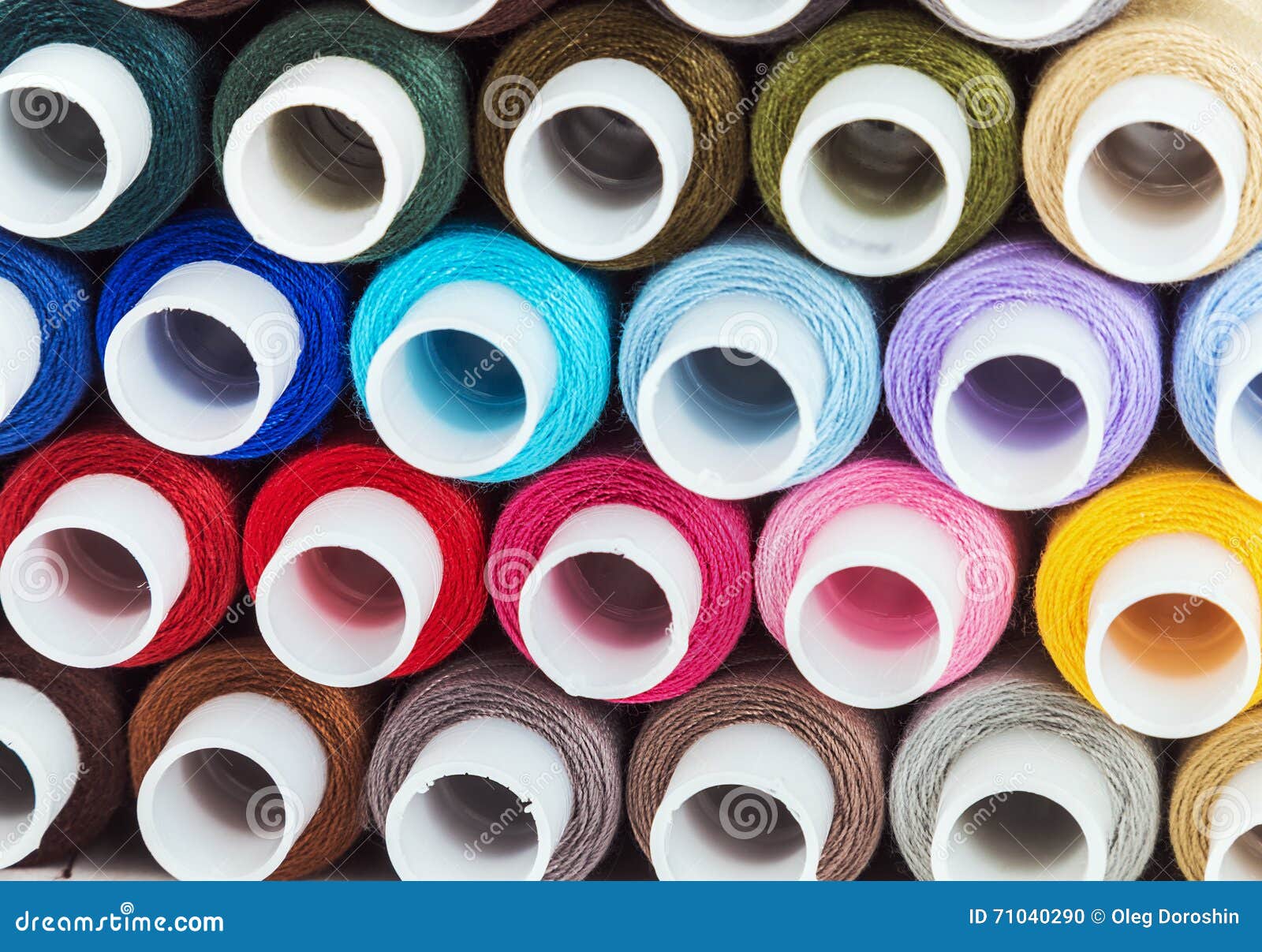 Multicolor sewing threads stock photo. Image of needlework - 71040290