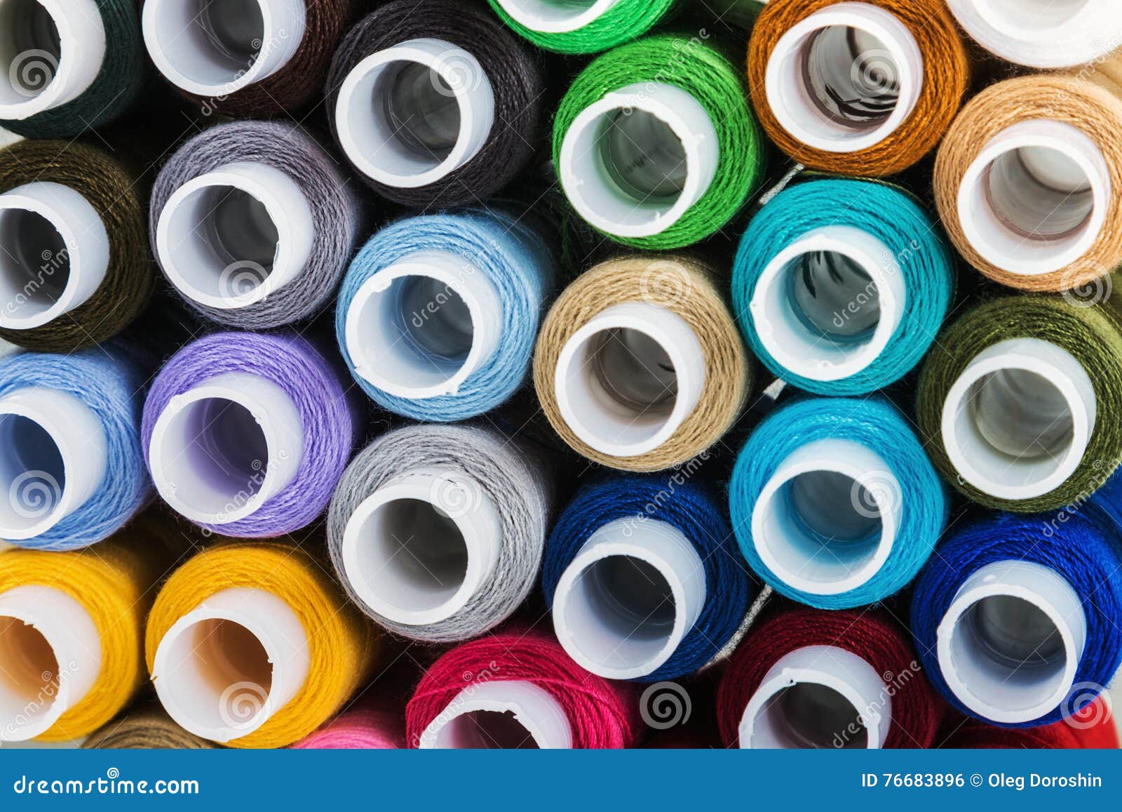 Multicolor Sewing Threads Background Stock Photo - Image of bobbin ...