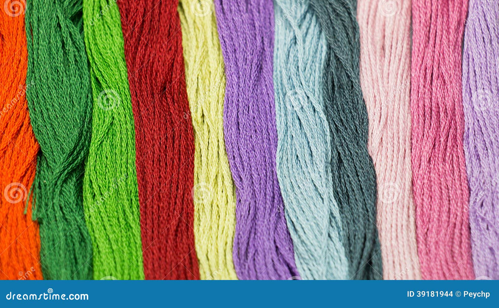 Multicolor Sewing Threads Texture Stock Photo - Image of effect, closed ...