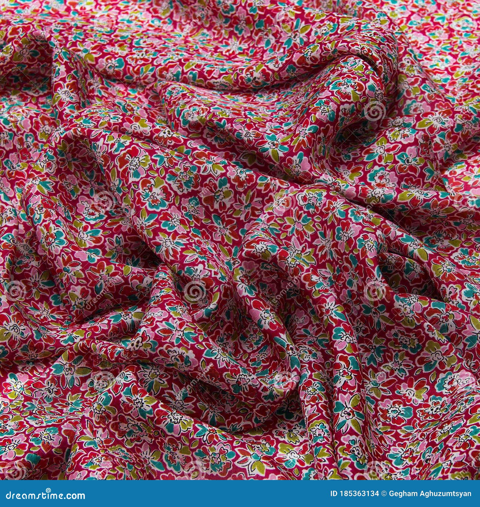 Multicolor silk fabric stock photo. Image of colour - 185363134