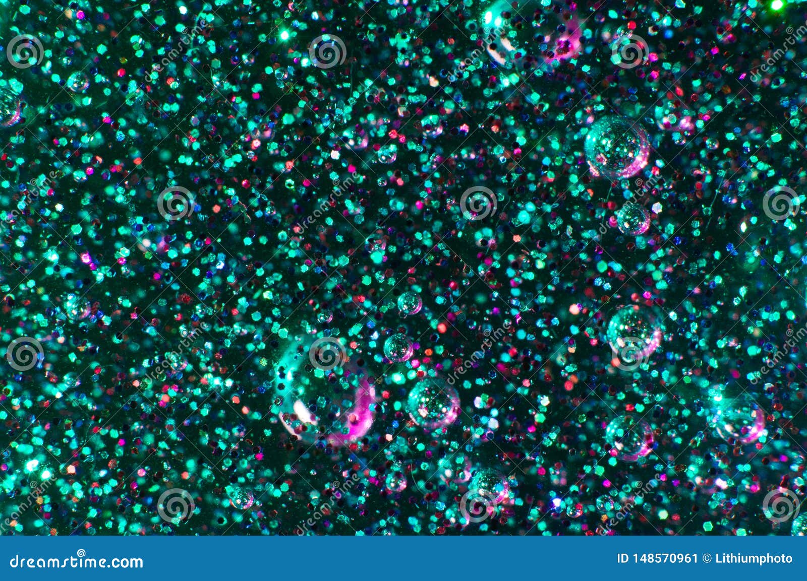 Multicolor Slime with Glittering Particles Stock Image - Image of dust ...