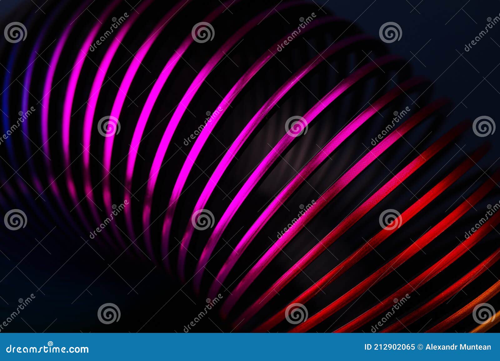 Multicolor slinky editorial image. Image of bright, spiral - 212902065