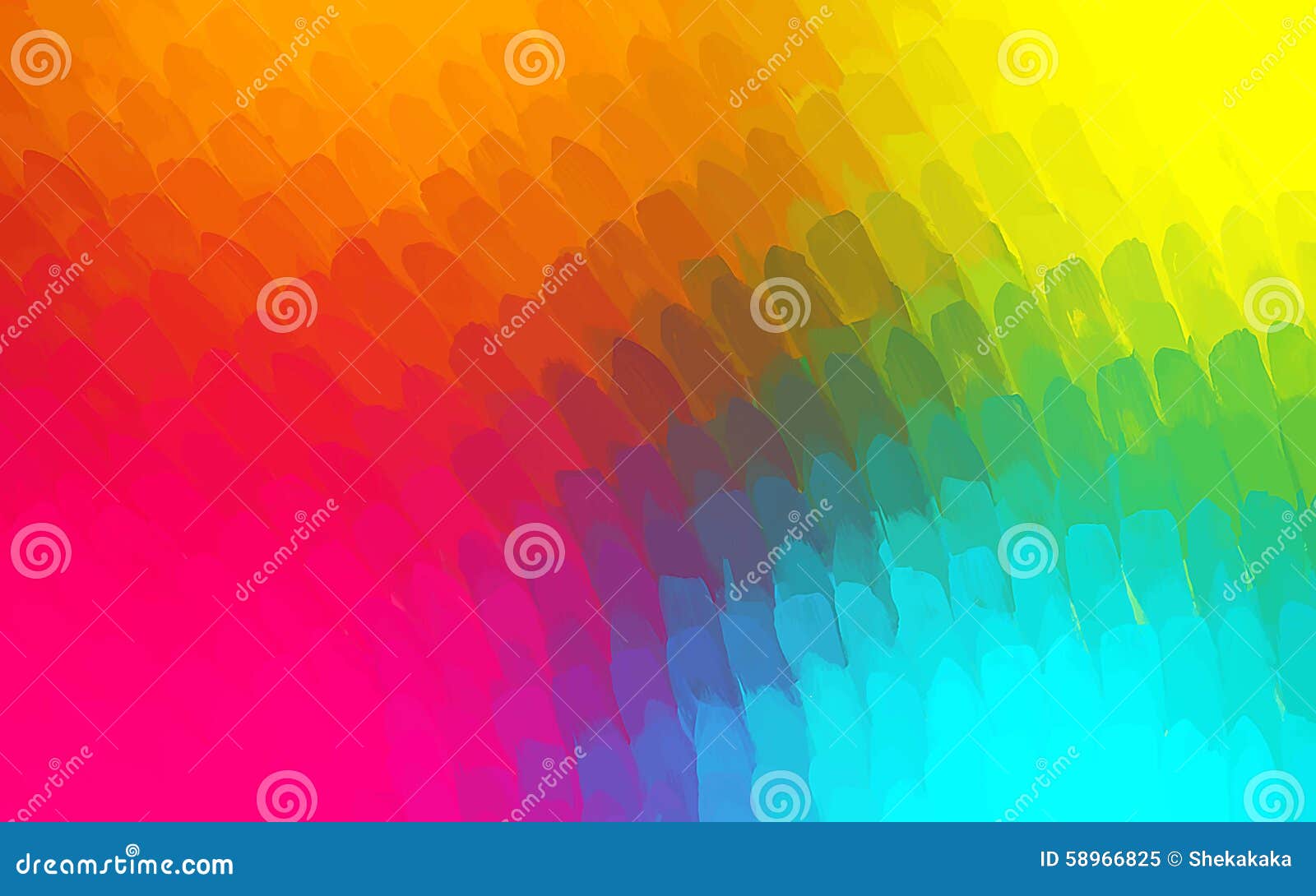 Drip Multicolor Template Banner Background. Vector | CartoonDealer.com ...