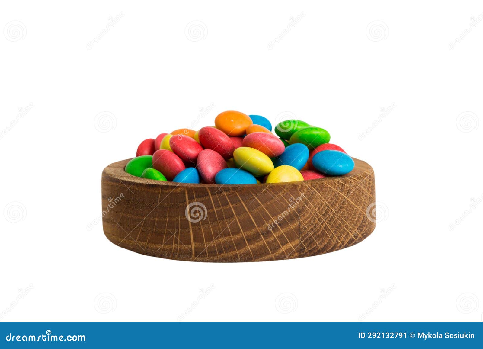 Multicolor Small Mixed Colored Chocolate Coated Candies in Bowl ...