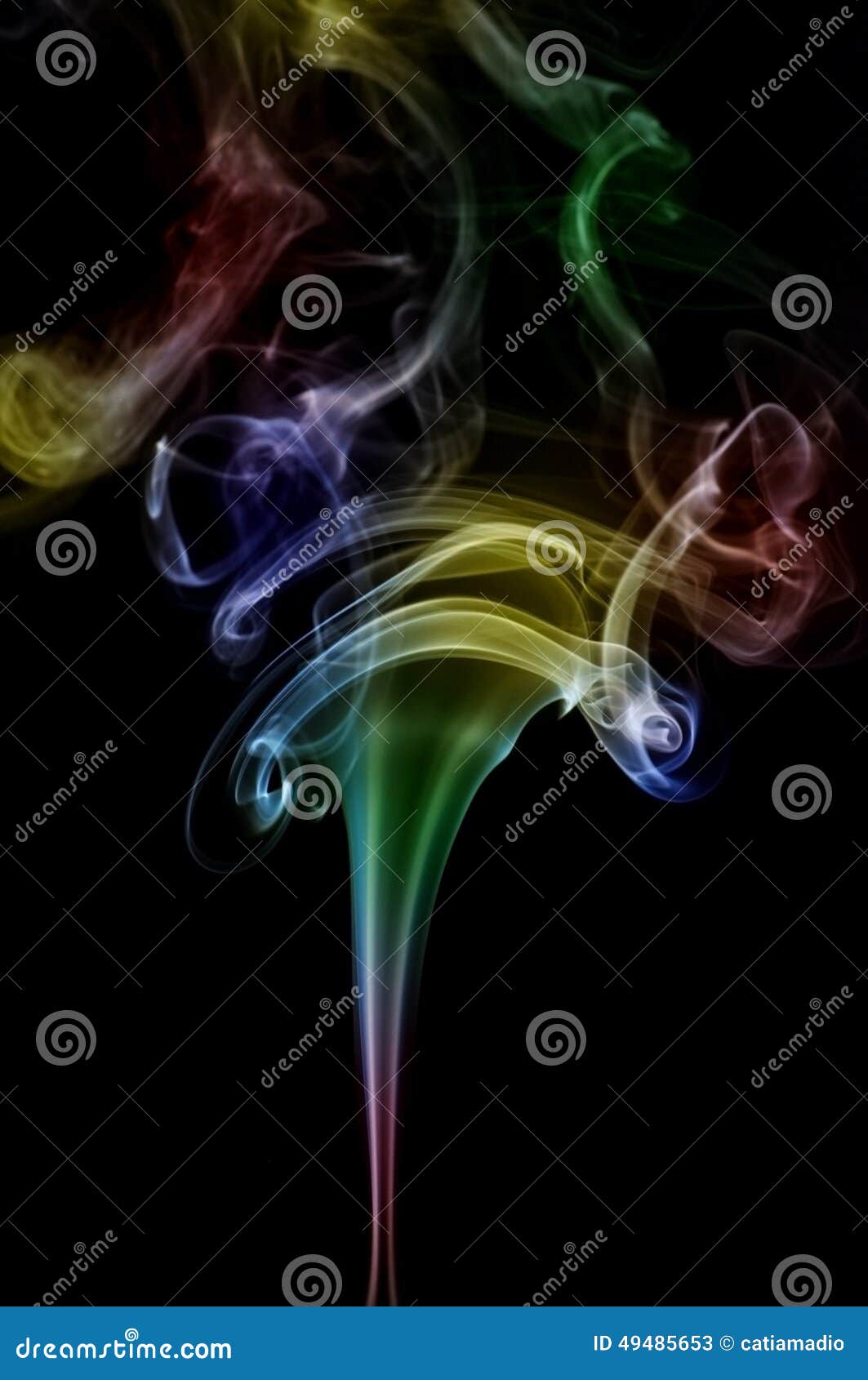 Multicolor smoke stock image. Image of abstract, colors - 49485653