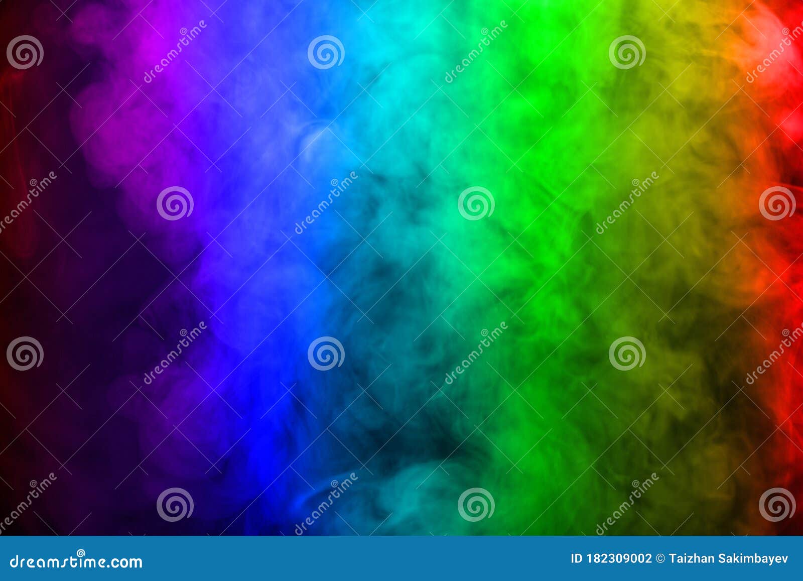 Multicolor Smoke on Black Background Stock Photo - Image of project ...