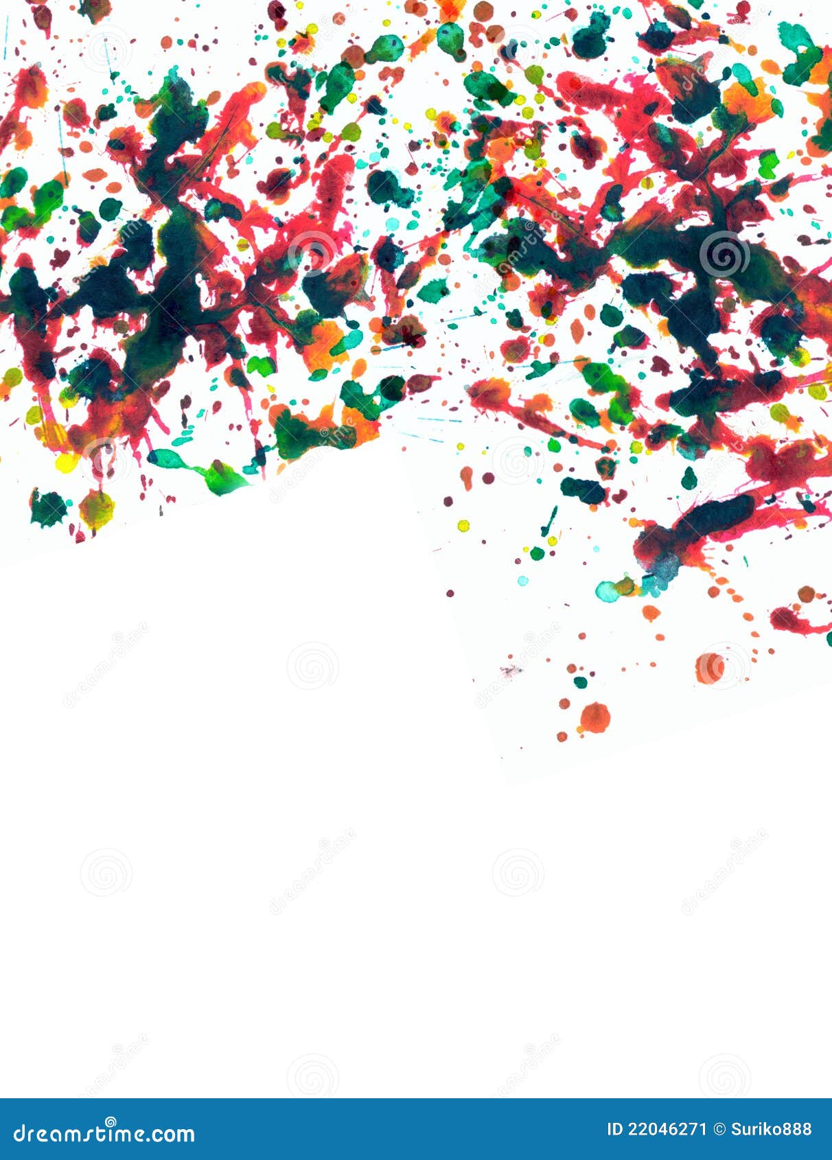 Multicolor splatter stock illustration. Illustration of messy - 22046271