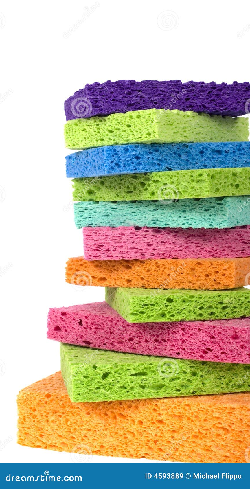 Multicolor Sponges stock image. Image of equipment, janitor - 4593889