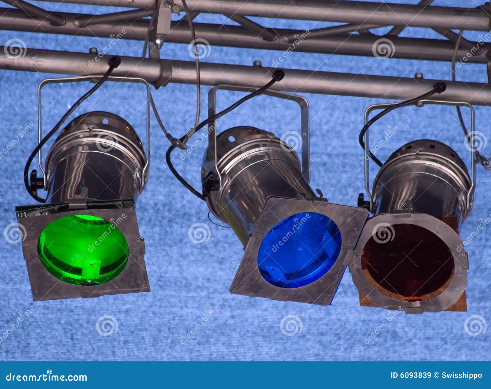 Multicolor spot lights stock image. Image of event, lamp - 6093839