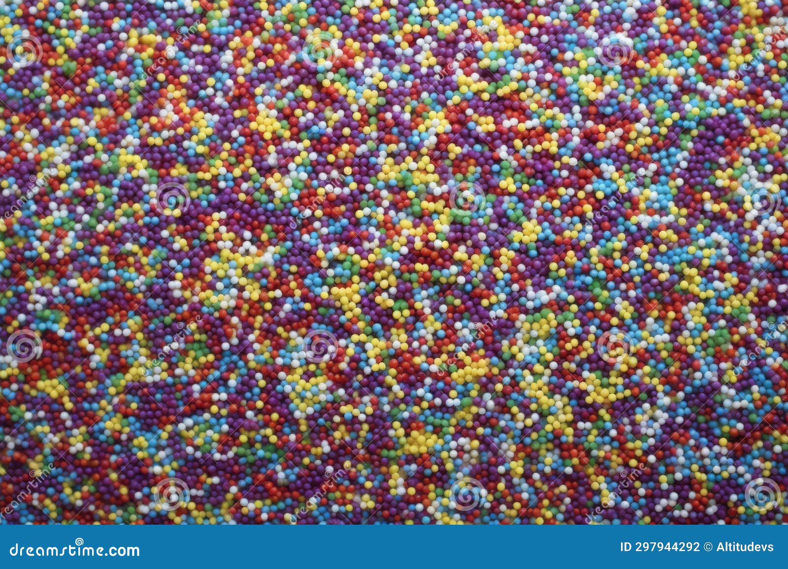Multicolor Sprinkles Scattered on a Matte Surface Stock Photo - Image ...