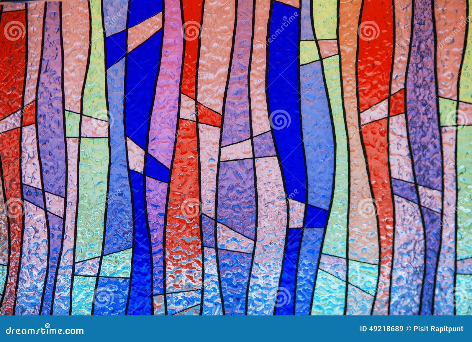 Multicolor Stain-glass Wallpaper Background Stock Image - Image of ...