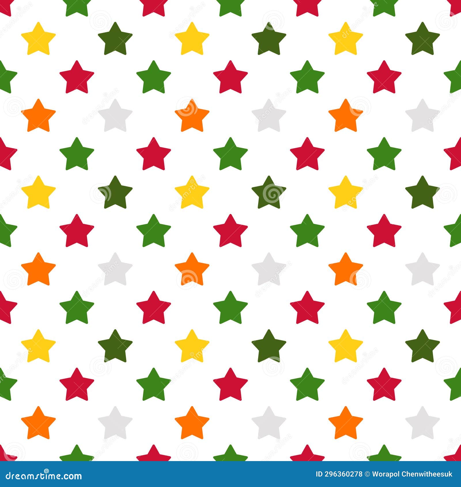 Multicolor Star Seamlesss Pattern,Christmas Design Vector Illustration ...