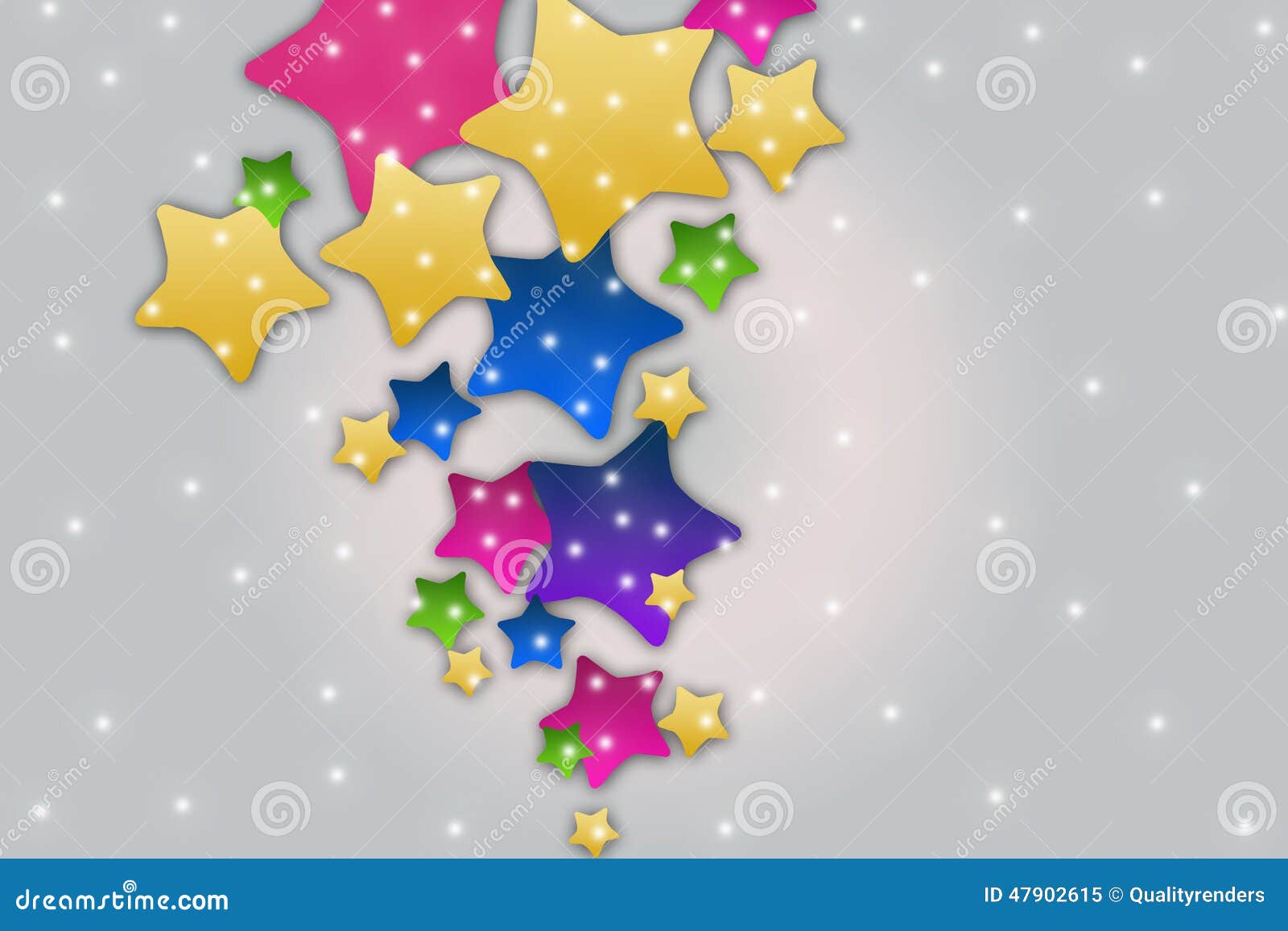 Multicolor Stars , Abstract Background Stock Illustration ...