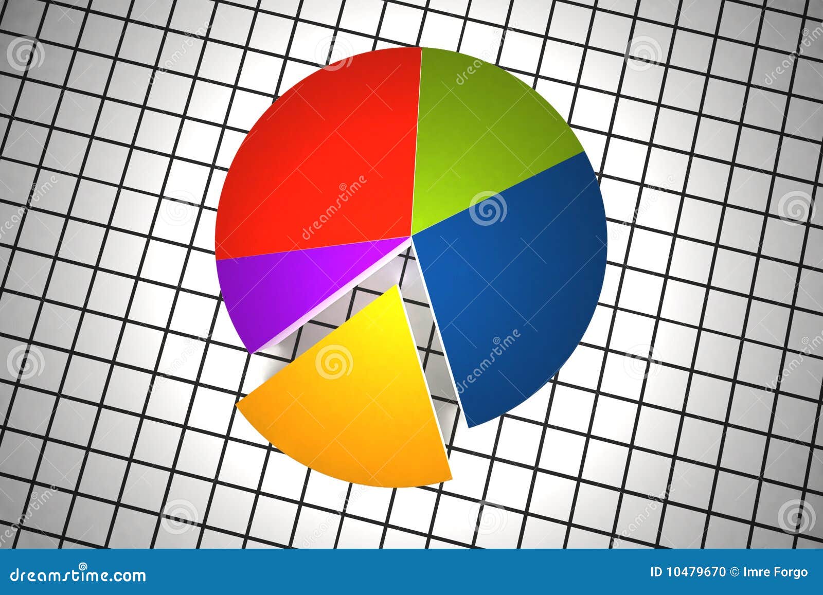 Multicolor statistics stock illustration. Illustration of attainment ...